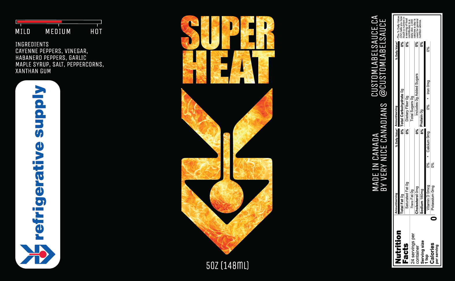 RSL Superheat Hot Sauce – CustomLabelSauce